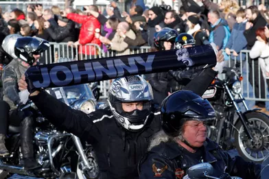 L'hommage à Johnny Hallyday en photos