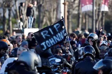 L'hommage à Johnny Hallyday en photos