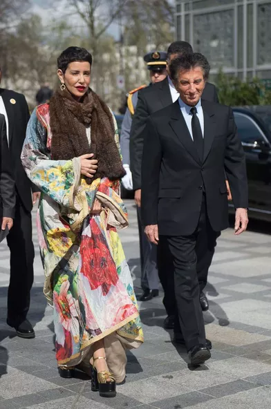 Lalla Meryem du Maroc, florale à l’Institut du monde arabe à Paris