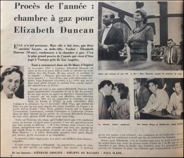 Dans les archives de Match - Elizabeth Duncan, belle-mère démoniaque et ...