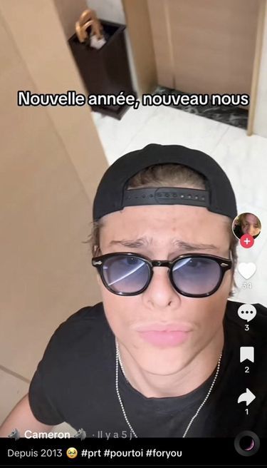 David Hallyday : son discret fils Cameron se dévoile sur TikTok