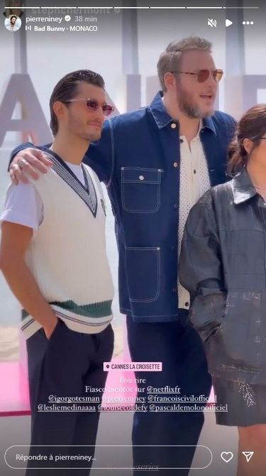 Pierre Niney, François Civil et Géraldine Nakache, inséparables à Cannes