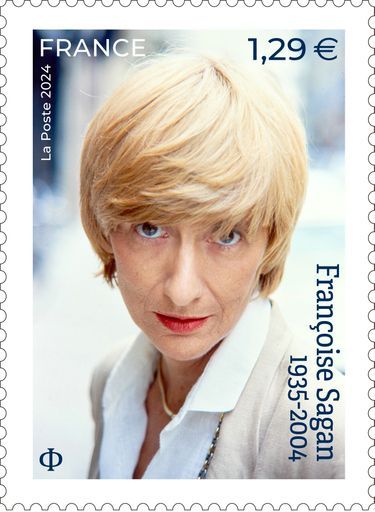 Un timbre à l’effigie de Françoise Sagan dévoilé