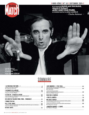 « Charles Aznavour, la légende », un hors-série Paris Match