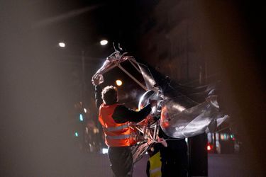 EXCLUSIF. Début de la tournée en France de Zeus, le cheval des Jeux ...