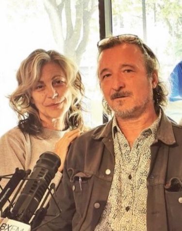 Rare photo de Lio avec le père de Diego, Jean-Pierre, son amour de jeunesse