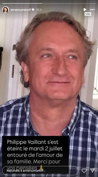 En deuil, Anne Roumanoff annonce le décès de Philippe Vaillant, son ancien mari et père de ses ...