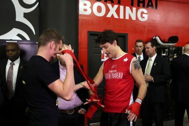 Justin Trudeau monte sur le ring à New York