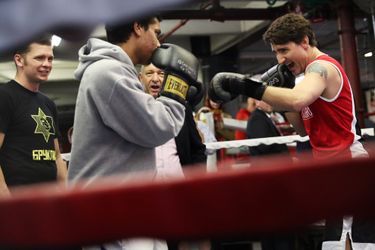 Justin Trudeau monte sur le ring à New York