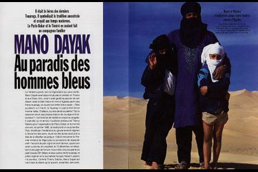 Quand Paris Match rendait hommage à Mano Dayak