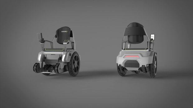 Il peut monter les escaliers - "Scalevo", le fauteuil roulant du futur