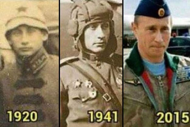 De 1920 à 2015 - Les voyages dans le temps de Vladimir Poutine