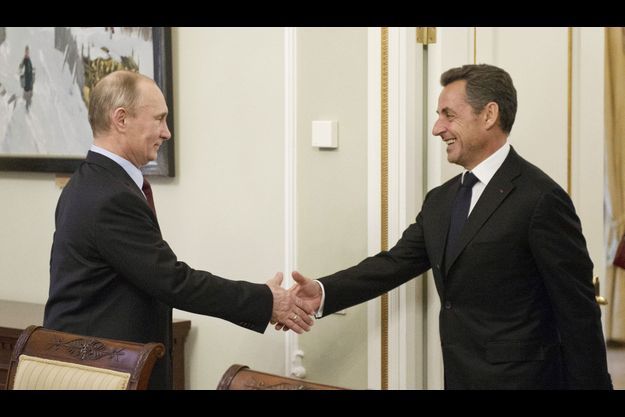 Nicolas Sarkozy fait un saut chez Vladimir Poutine