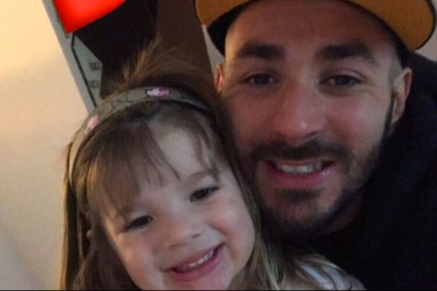 Karim Benzema, papa gâteau pour l'anniversaire de sa fille Mélia