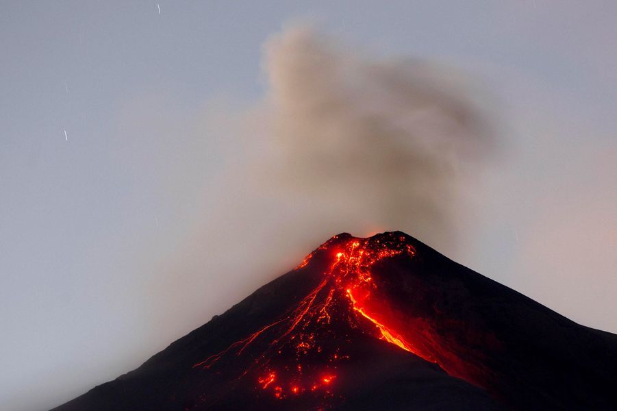 La colère du volcan Fuego en images