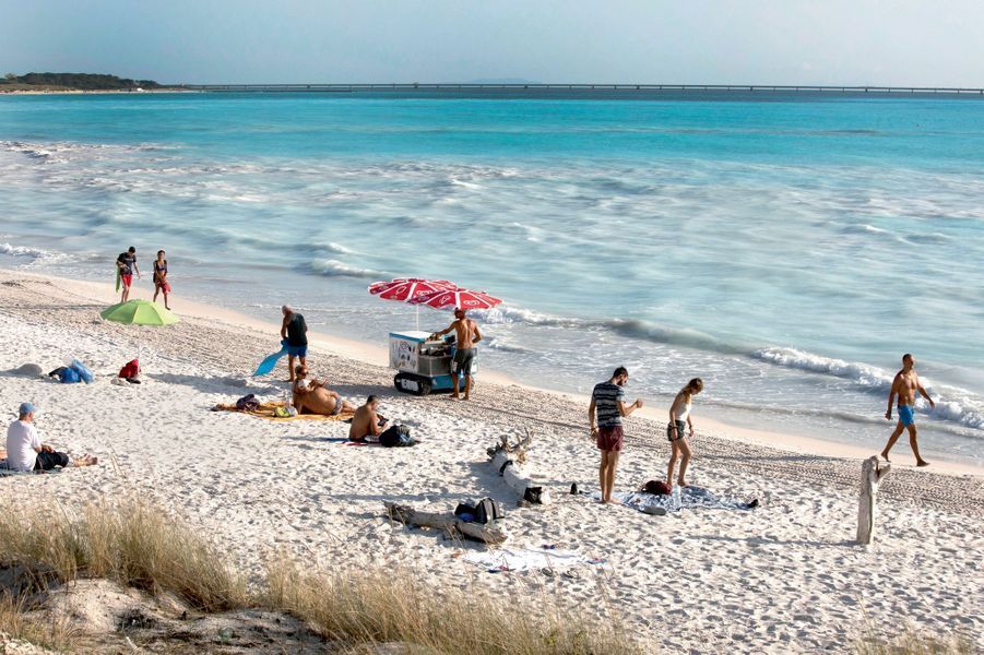 Rosignano Solvay, la plage blanche aux faux airs de paradis