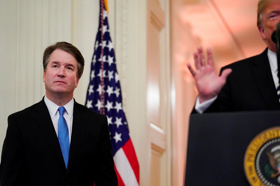 A la Maison-Blanche, Donald Trump savoure l'entrée de Brett Kavanaugh à ...