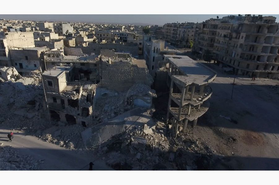 Alep vue du ciel par un drone