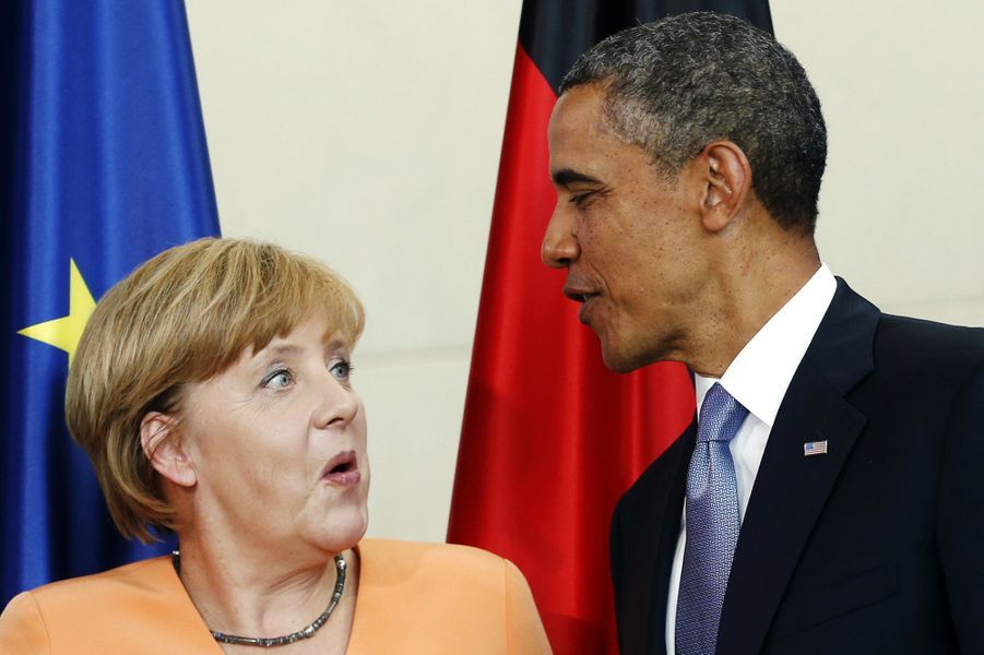 Barack Obama et Angela Merkel, une amitié en images