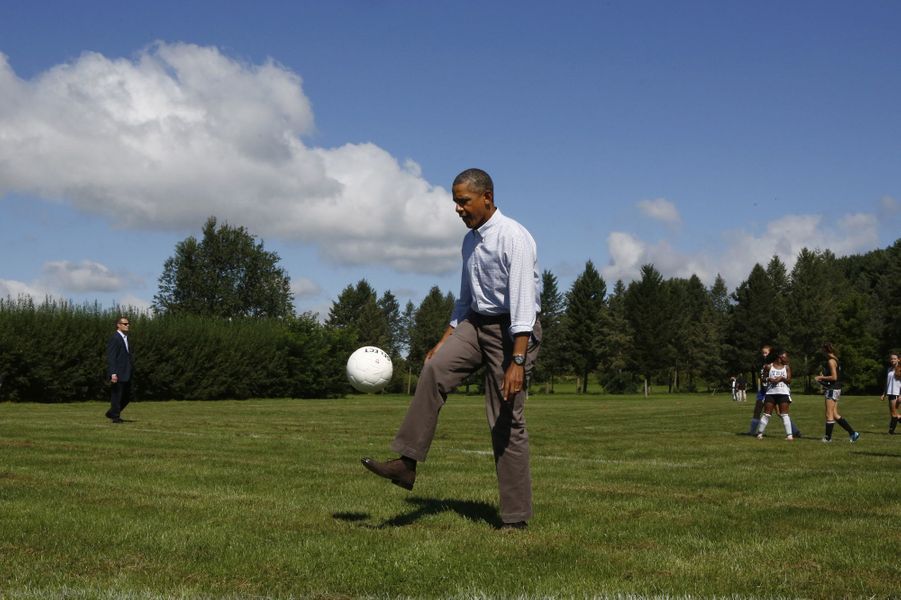 Barack Obama, un président sportif