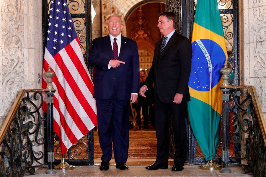 Dîner à Mar-a-Lago pour Jair Bolsonaro et Donald Trump