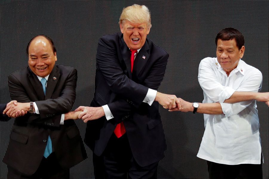 Donald Trump et Rodrigo Duterte, nouvelle amitié à Manille