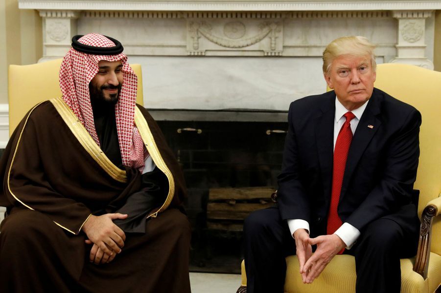 Donald Trump reçoit l'influent prince saoudien Mohammed