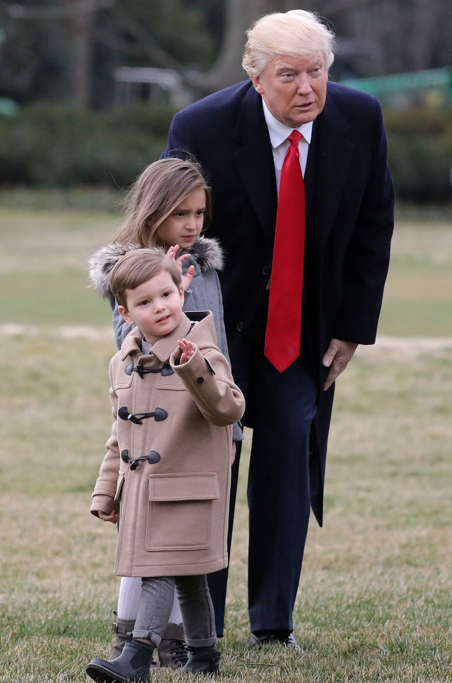 Donald Trump, un président en déplacement familial avec les enfants d ...