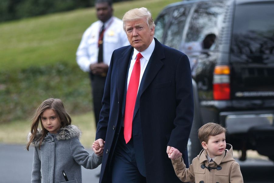 Donald Trump, un président en déplacement familial avec les enfants d ...