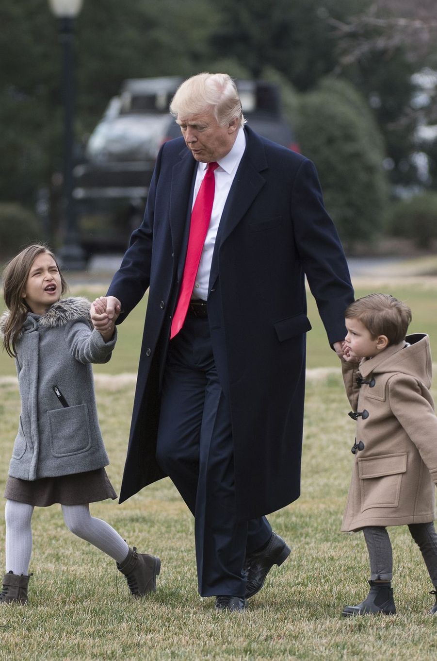 Donald Trump, un président en déplacement familial avec les enfants d ...