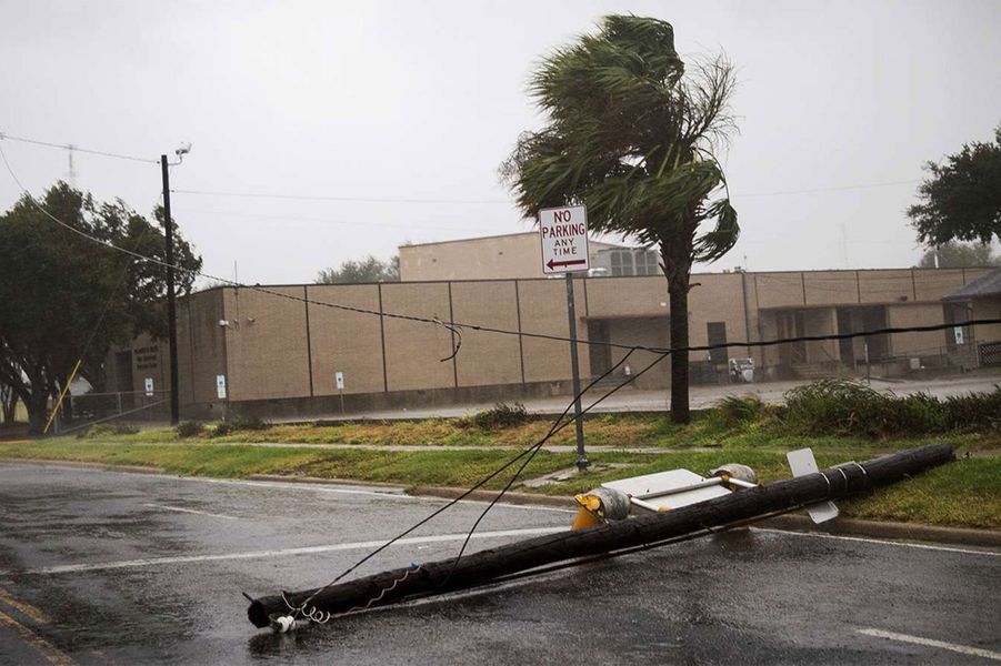 En images : Harvey, menace sur le Texas