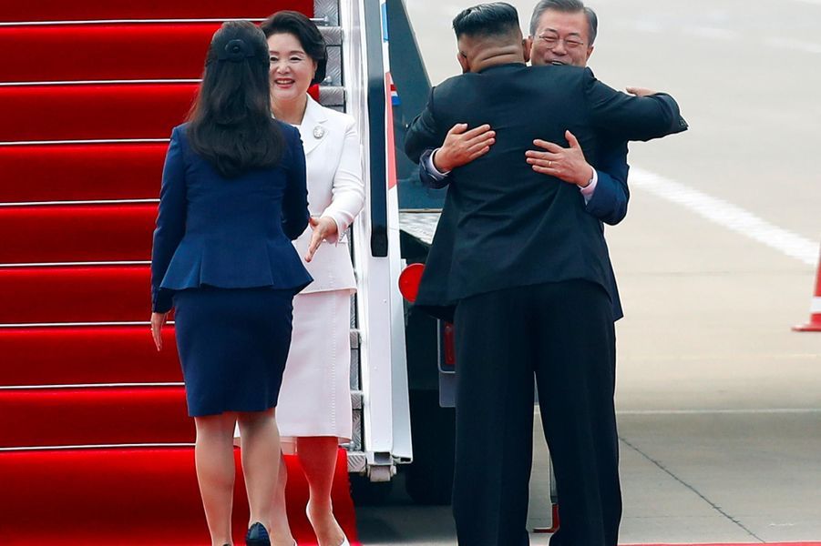 Kim Jong-un réserve un accueil chaleureux pour Moon Jae-in à Pyongyang