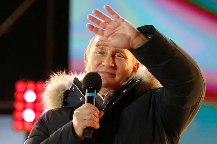 Le show de Vladimir Poutine à Moscou