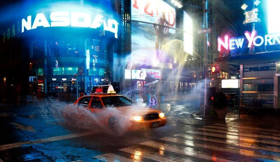 New York dans l'oeil du cyclone en images