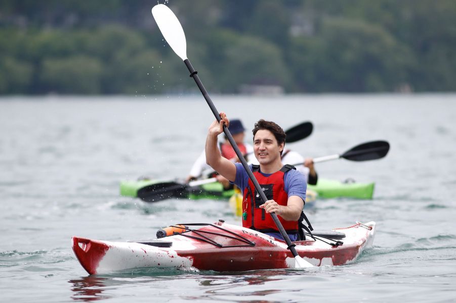 Pour la Journée de l'environnement, Justin Trudeau fait... du kayak