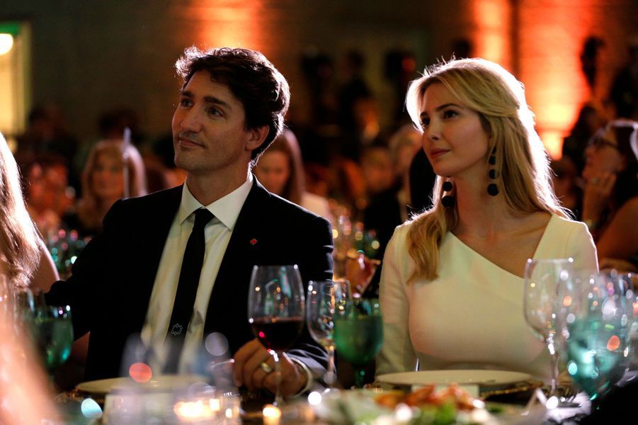Retrouvailles à Washington pour Ivanka Trump et Justin Trudeau