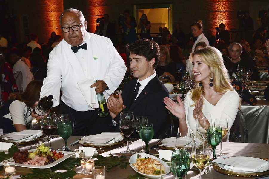 Retrouvailles à Washington pour Ivanka Trump et Justin Trudeau