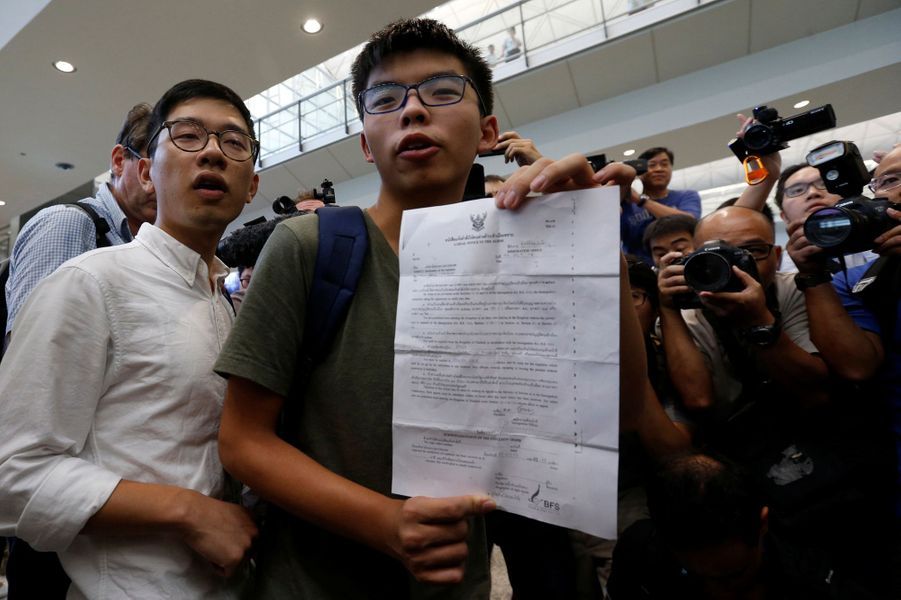 Thaïlande : le militant hongkongais Joshua Wong interdit d'entrée