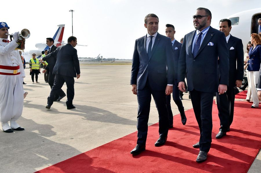 Maroc : première rencontre entre Emmanuel Macron et le roi Mohammed VI