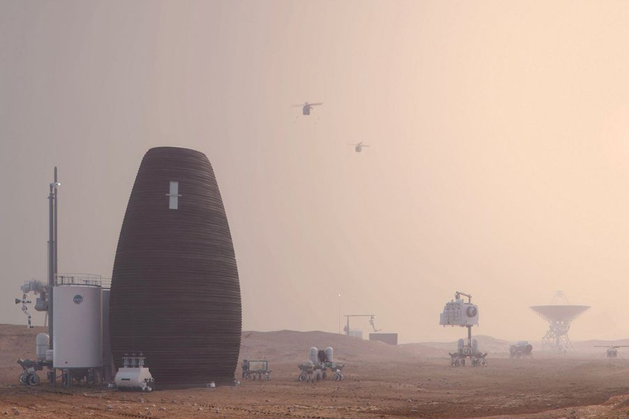 Sur Mars, nous vivrons dans ces maisons