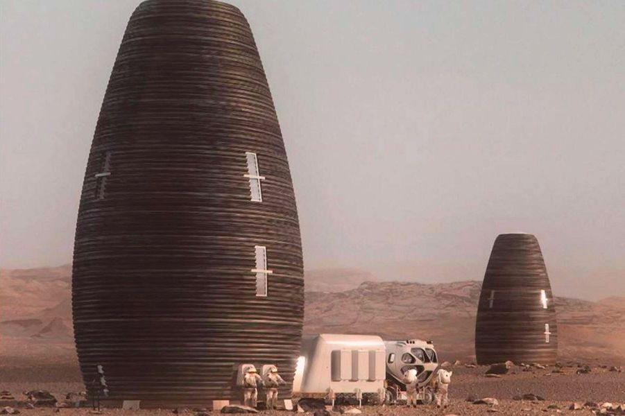 Sur Mars, nous vivrons dans ces maisons