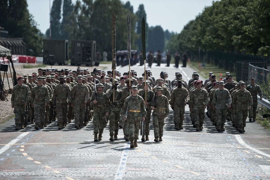Les soldats américains prêts à débarquer pour le 14 juillet