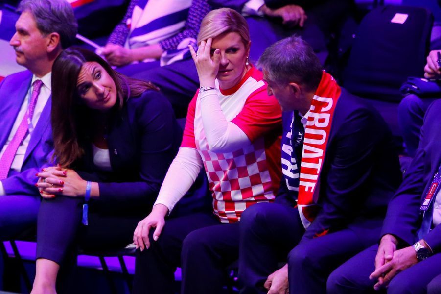 Coupe Davis : la présidente croate, première supportrice de son équipe
