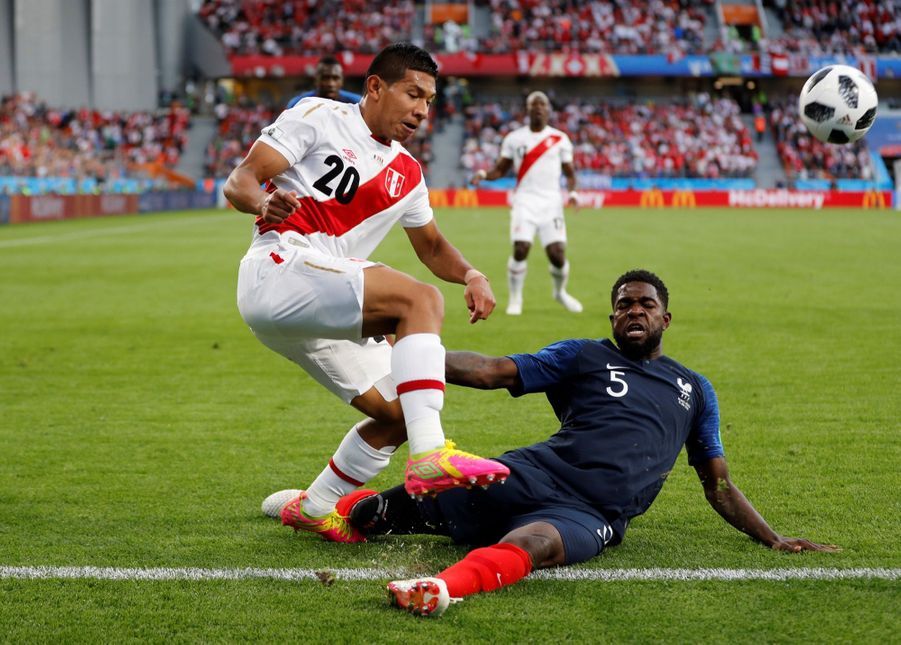 Les Bleus qualifiés : France-Pérou en photos