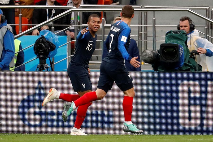 Les Bleus qualifiés : France-Pérou en photos