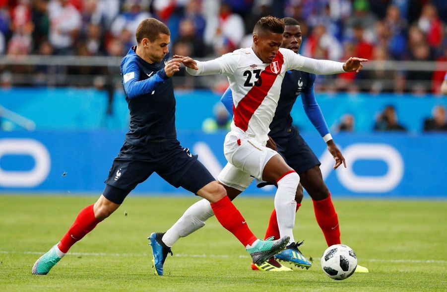 Les Bleus qualifiés : France-Pérou en photos