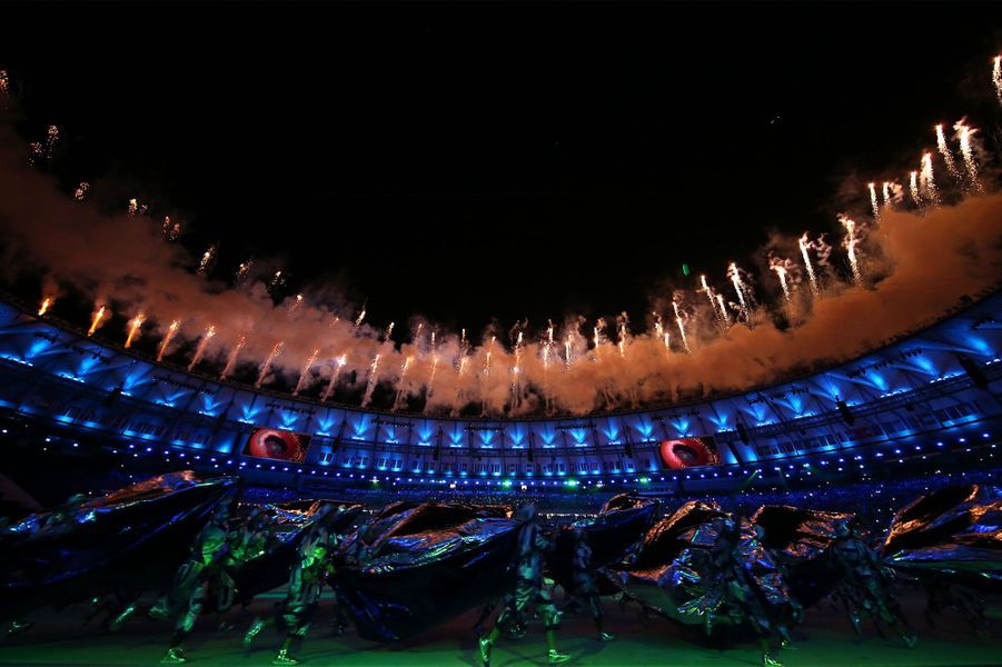 les plus belles photos de la cérémonie d'ouverture des JO 2016