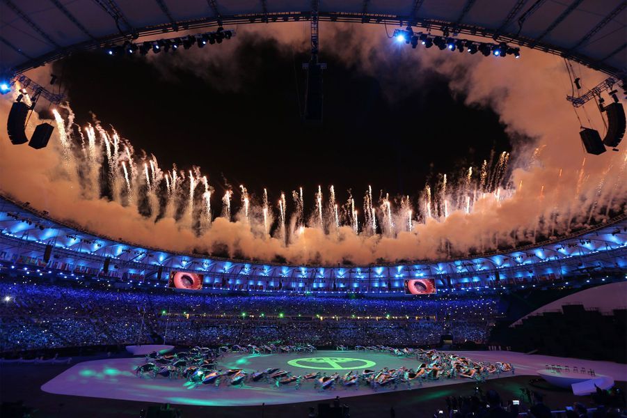 les plus belles photos de la cérémonie d'ouverture des JO 2016