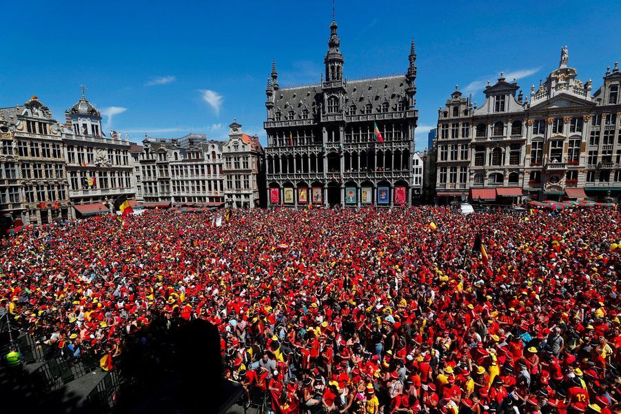 Coupe du monde - Les Diables rouges accueillis en héros à Bruxelles
