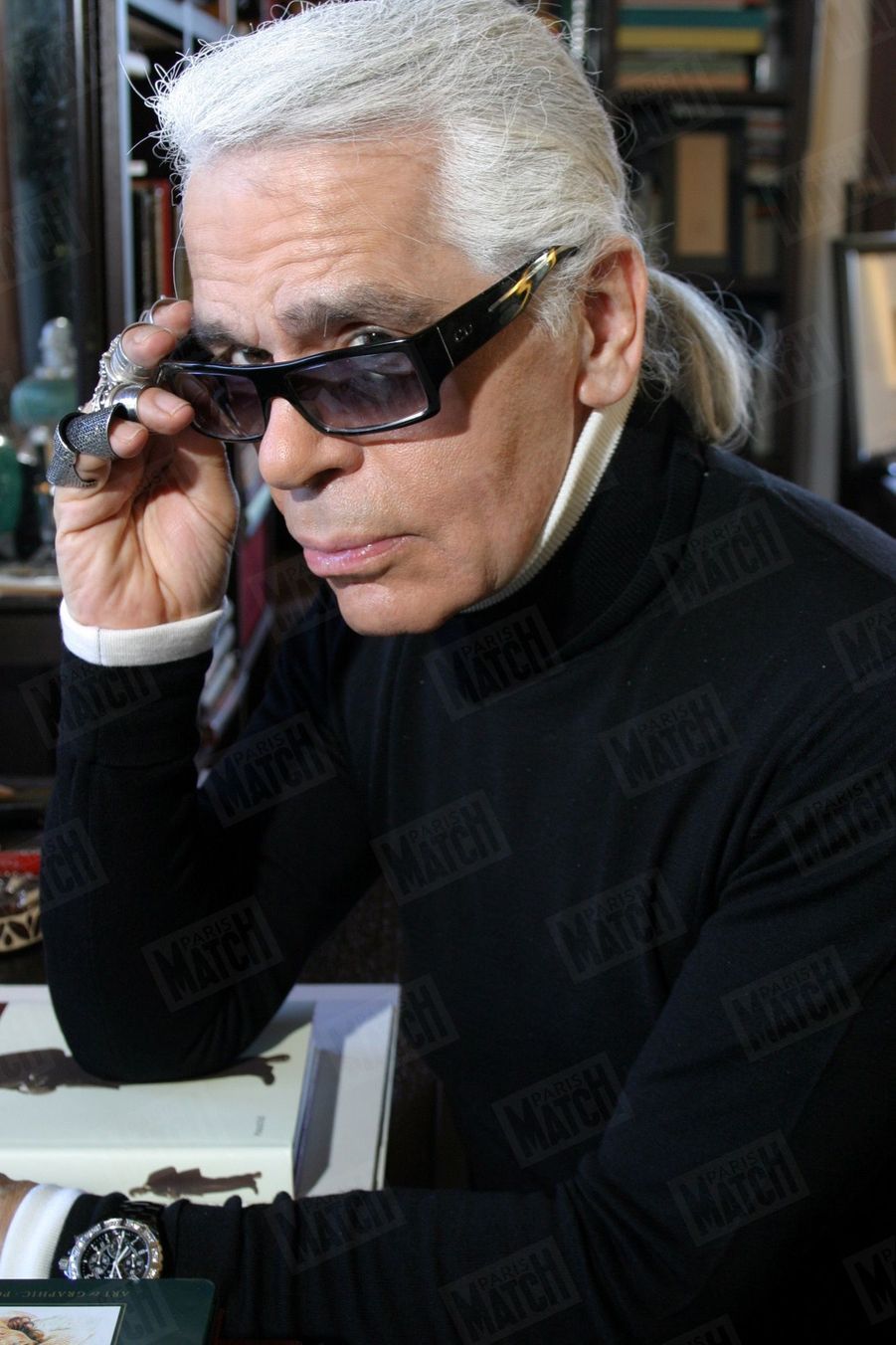 Karl Lagerfeld, sa vie en photos dans Match